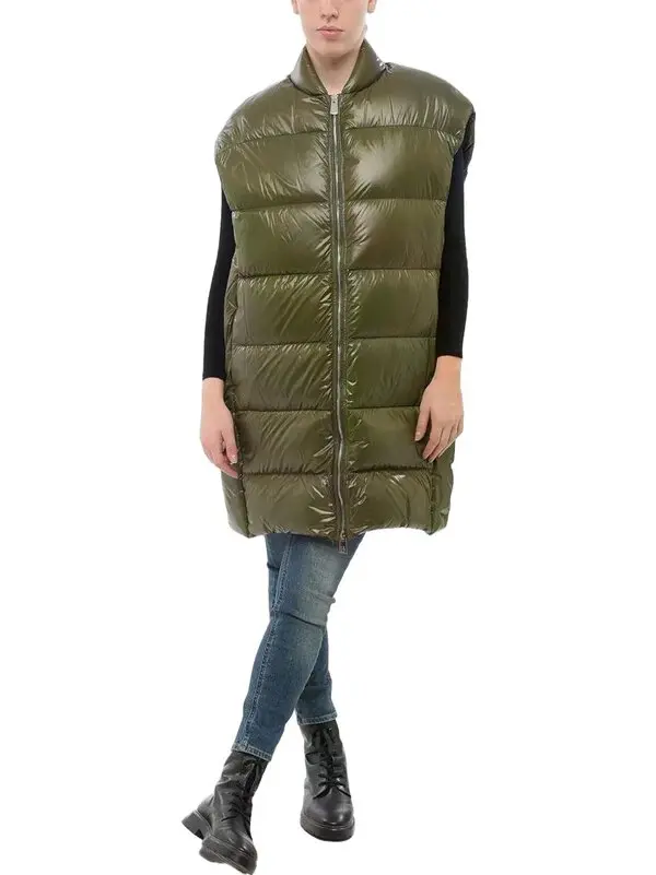 Bacon Storm Fury Quilted Sleeveless Jacket - Green