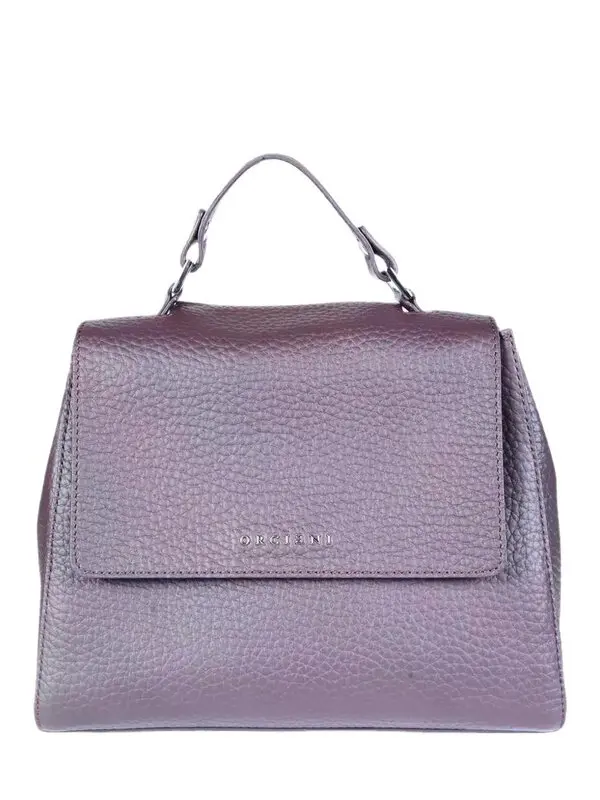 Orciani Sveva Soft Grained Leather Tote Bag - Red