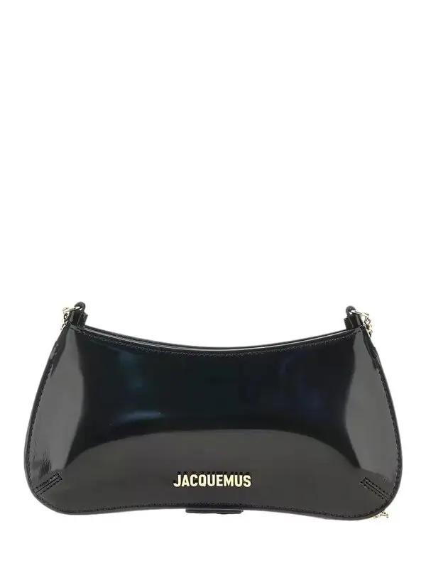 Jacquemus Biso Chain Shoulder Bag - Black