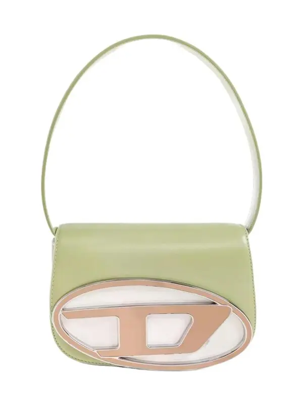 DIESEL® 1dr Leather Shoulder Bag - Green