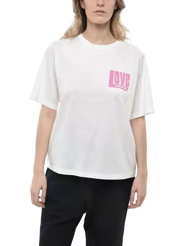 Dsquared2 Logo Print Cotton T-shirt - White