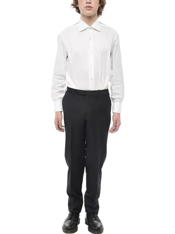 Corneliani Slim-fit Wool Trousers - Blue