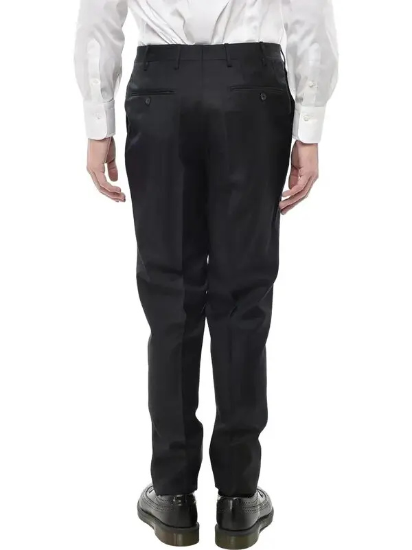 Corneliani Slim-fit Wool Trousers - Blue