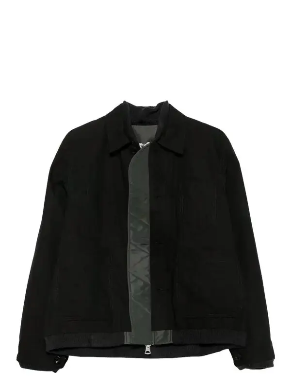 Sacai Reversible Zip-fastening Jacket - Black