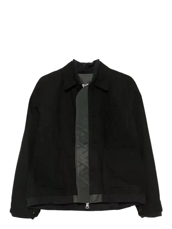 Sacai Reversible Zip-fastening Jacket - Black