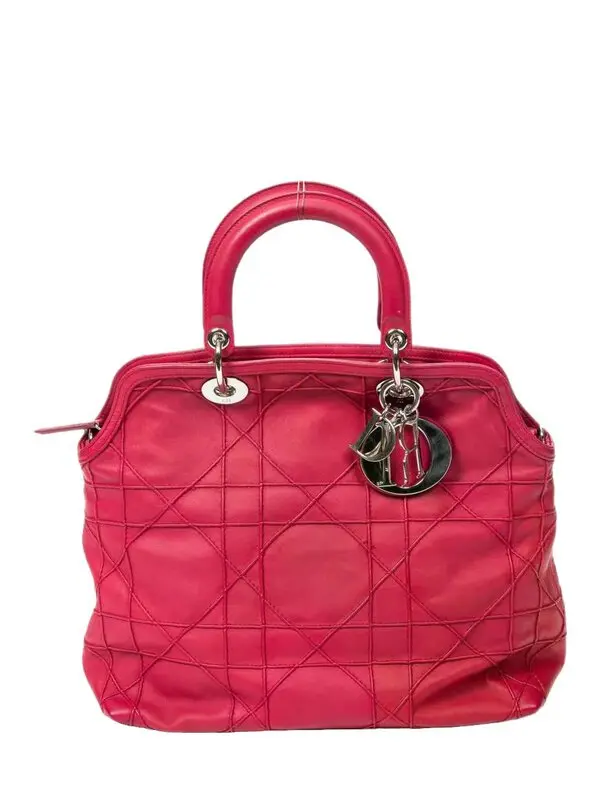 Dior Granville Cannage Tote Bag - Pink