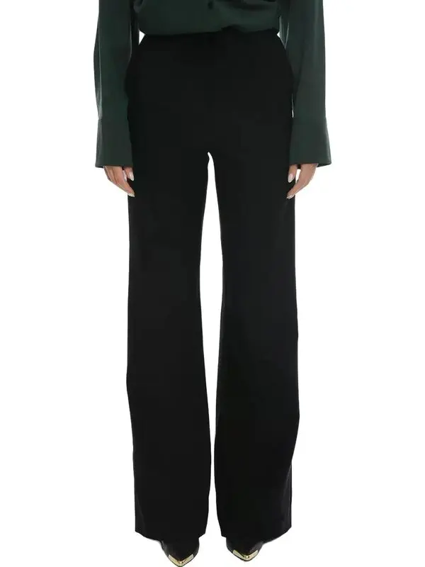 MONOT Wide-leg Trousers - Black