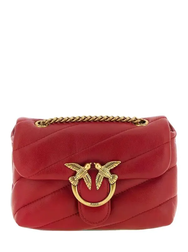 Pinko Baby Love Puff Shoulder Bag - Red
