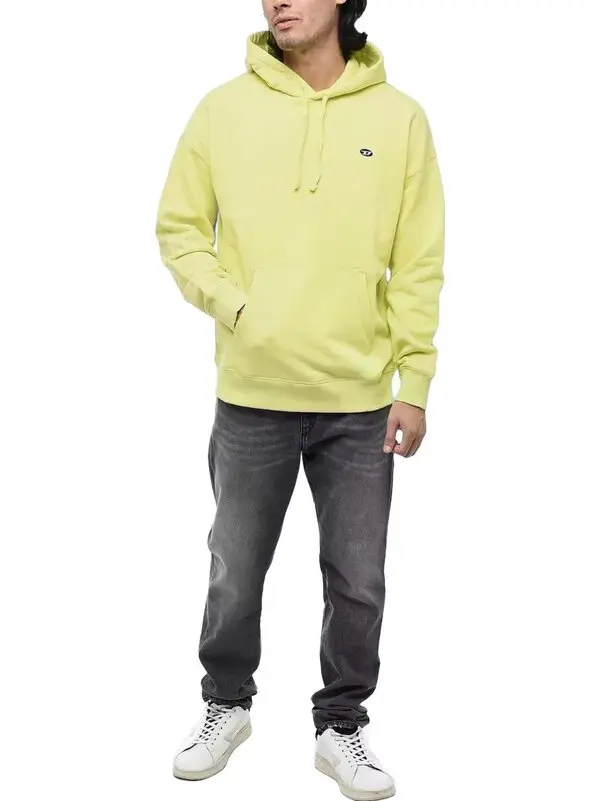 DIESEL® Embroidered Logo Hoodie - Yellow