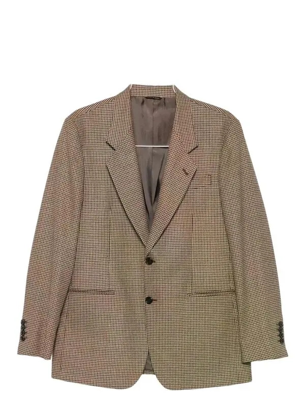 REVERES 1949 Houndstooth-pattern Blazer - Brown