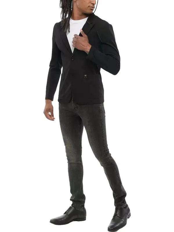 John Richmond Single-breasted Blazer - Black