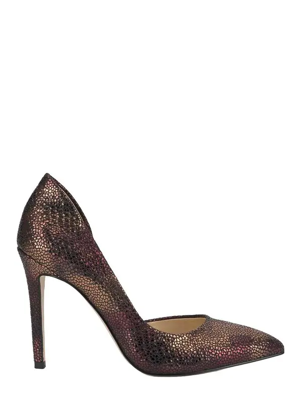 Jessica Simpson Prizma D'orsay Pointed Toe High Heel Pumps - Bronze Snake
