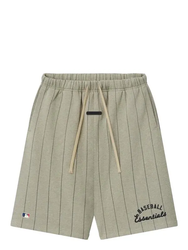 Fear Of God Pinstriped Sweat Shorts - Grey