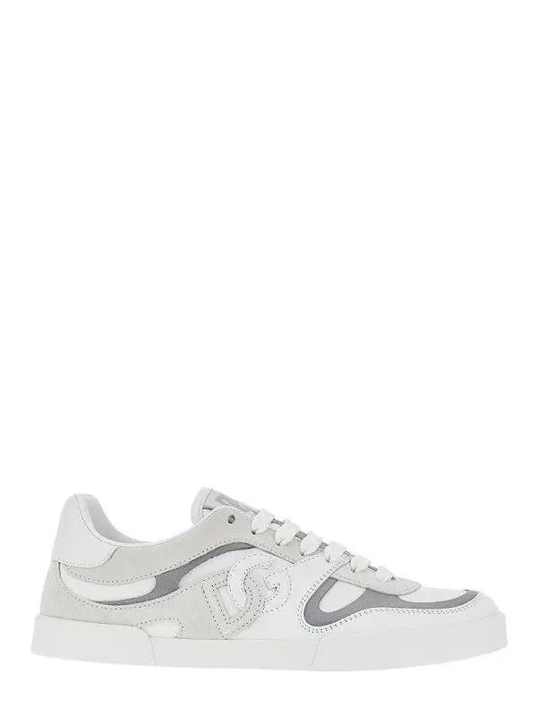 Dolce & Gabbana Portofino Nappa Leather Sneakers - White