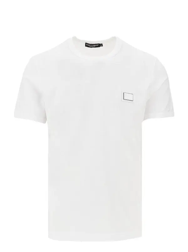 Dolce & Gabbana Logo Plate T-shirt - White