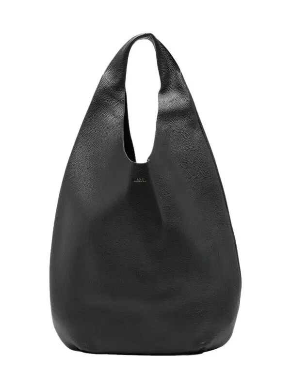 A.p.c. Leather Shoulder Bag - Black