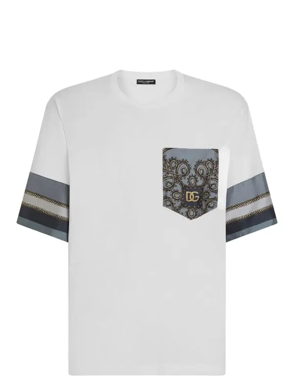 Dolce & Gabbana Jersey T-shirt With Print - White