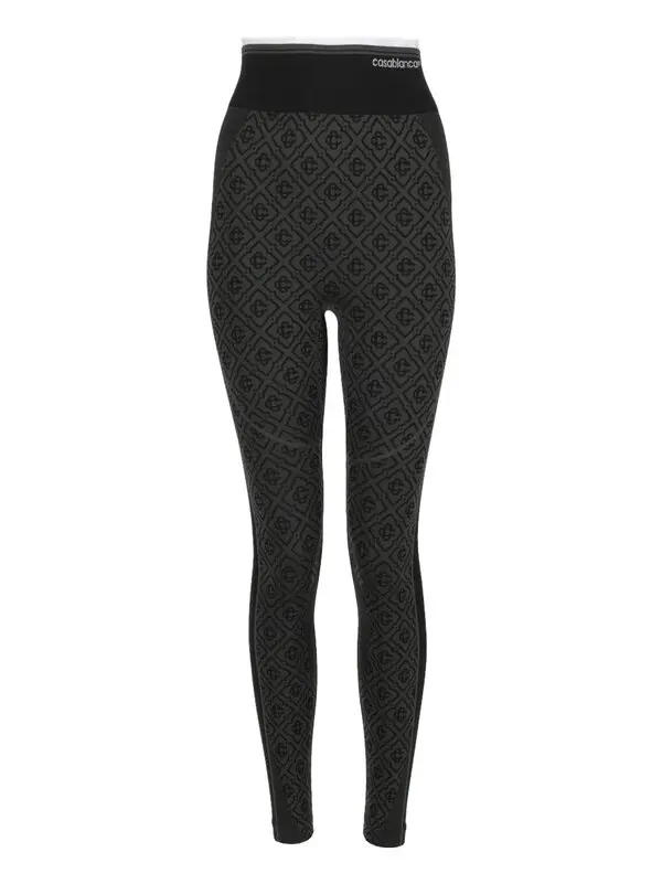 Casablanca Seamless Monogram Leggings - Multicolor
