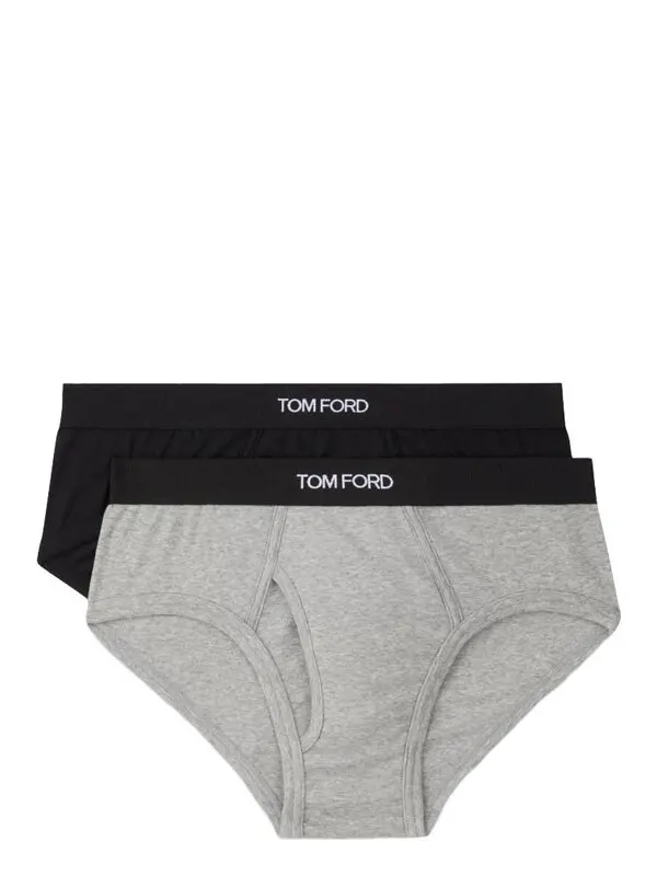 TOM FORD Confenzione Da Due Slip - Black