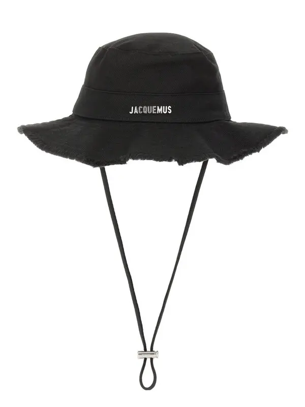 Jacquemus Artichoke Hat - Black