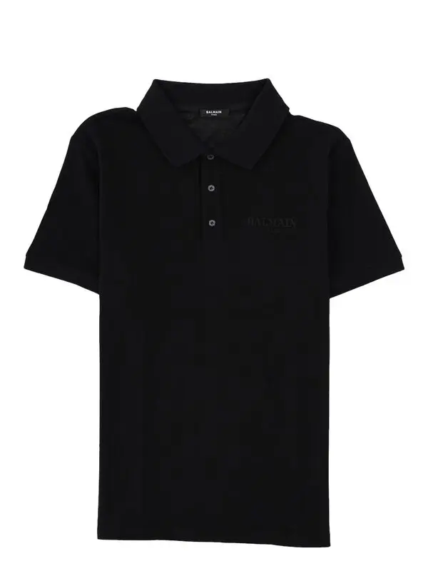 Balmain Polo Con Logo - Black
