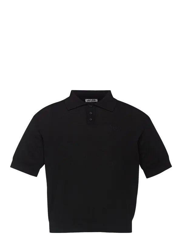 Mcm X We The Best Logo Embroidery Polo - Black