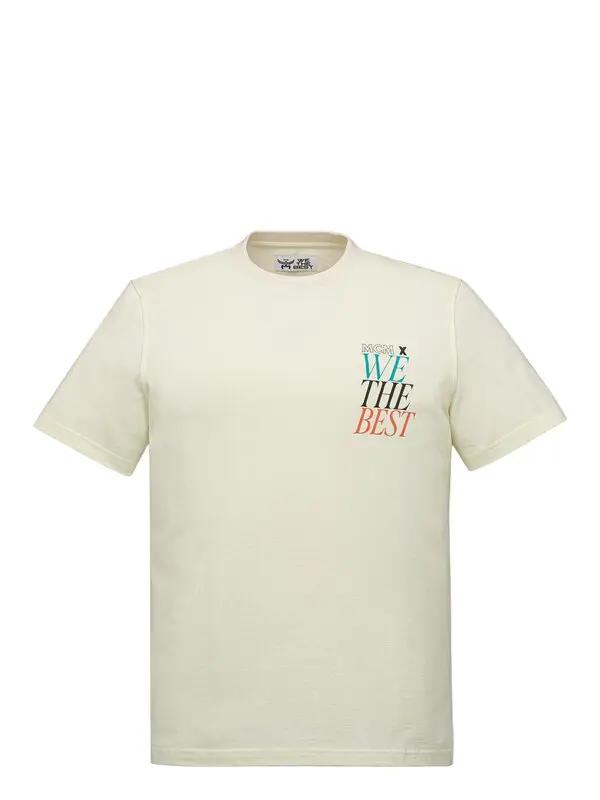 Mcm X We The Best Multicolor Logo T-shirt - Off White
