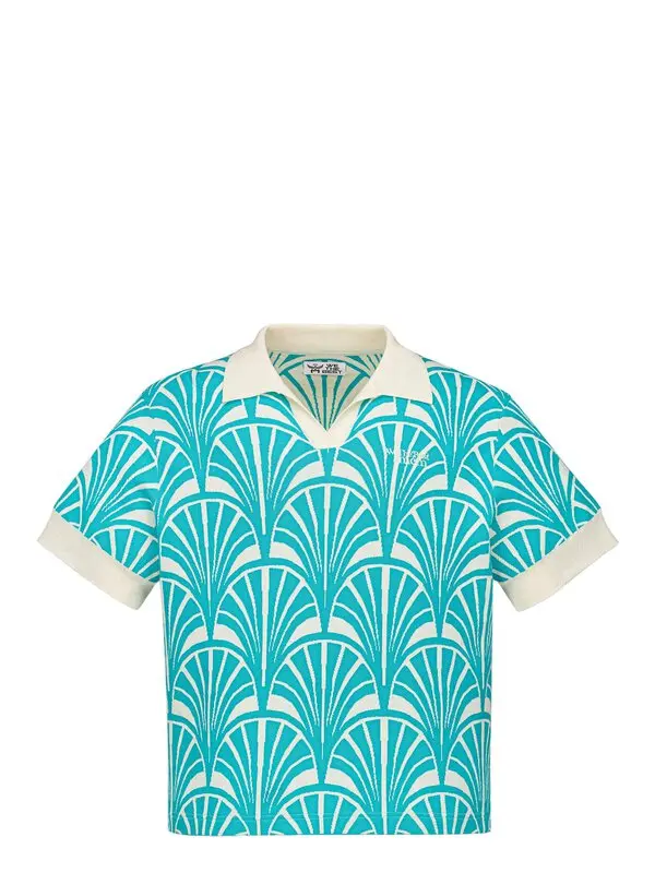 Mcm X We The Best Art Deco Jacquard Polo - Ceramic