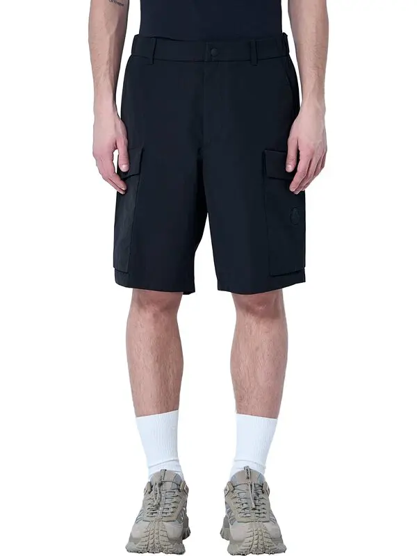 Moncler Nylon Cargo Shorts - Black