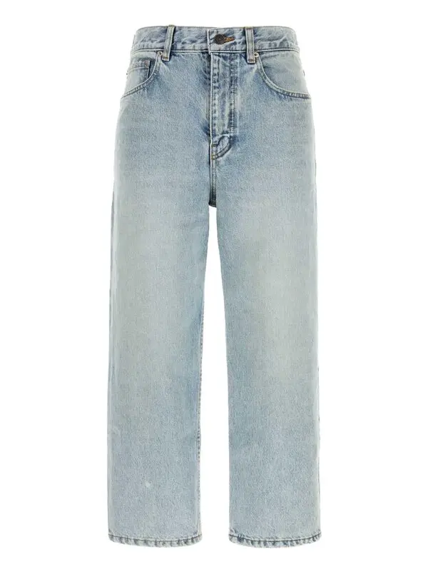 Balenciaga Light Wash Denim Jeans - Blue