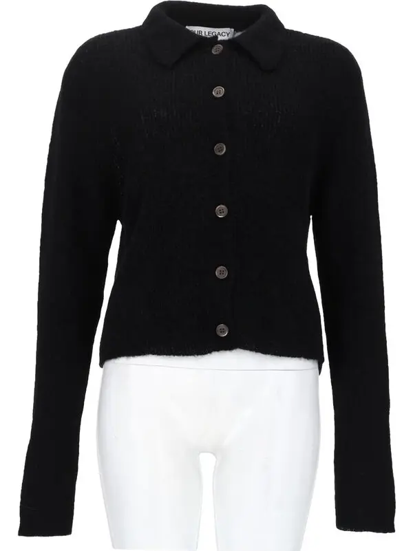 Our Legacy Mazzy Polo Knit - Black