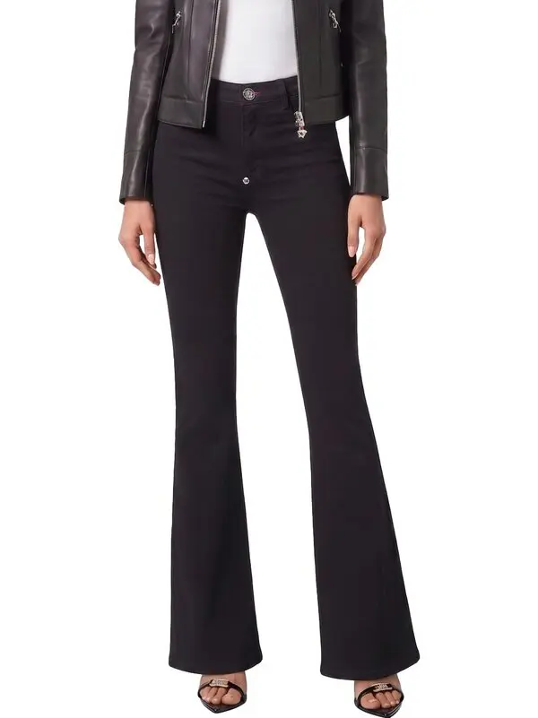 Philipp Plein Flared Jeans - Black