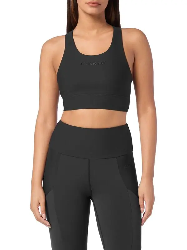 PLEIN SPORT Bra Top - Black