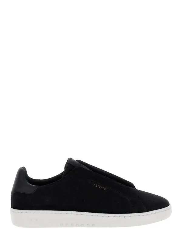 Axel Arigato Dice Laceless Leather And Suede Slip-on Sneakers - Black