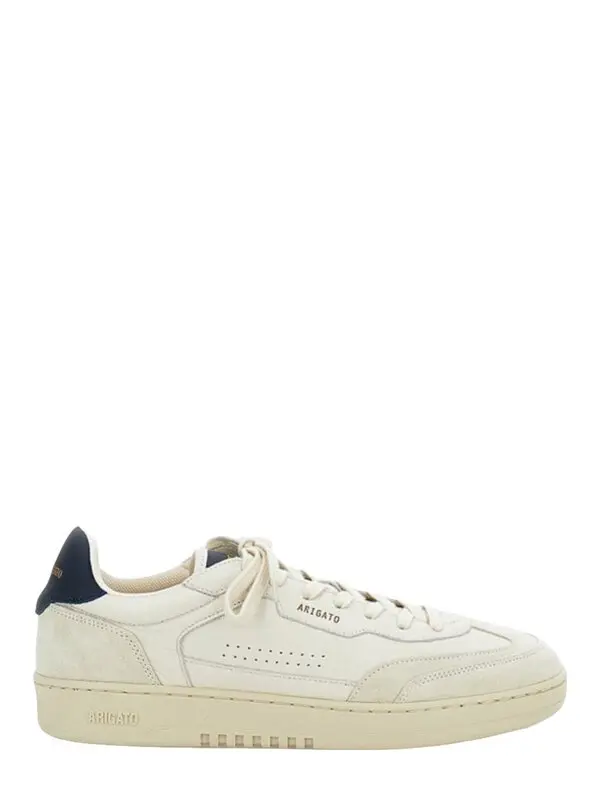 Axel Arigato Two-tone Smooth And Suede Leather Trainers - Beige