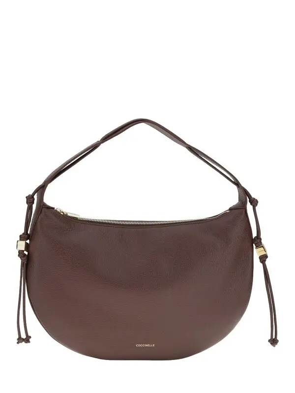 COCCINELLE Leather Shoulder Bag - Burgundy