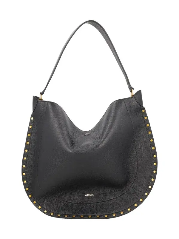 Isabel Marant Étoile Studded Shoulder Bag - Black