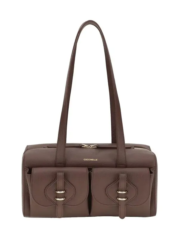 COCCINELLE Leather Shoulder Bag - Red