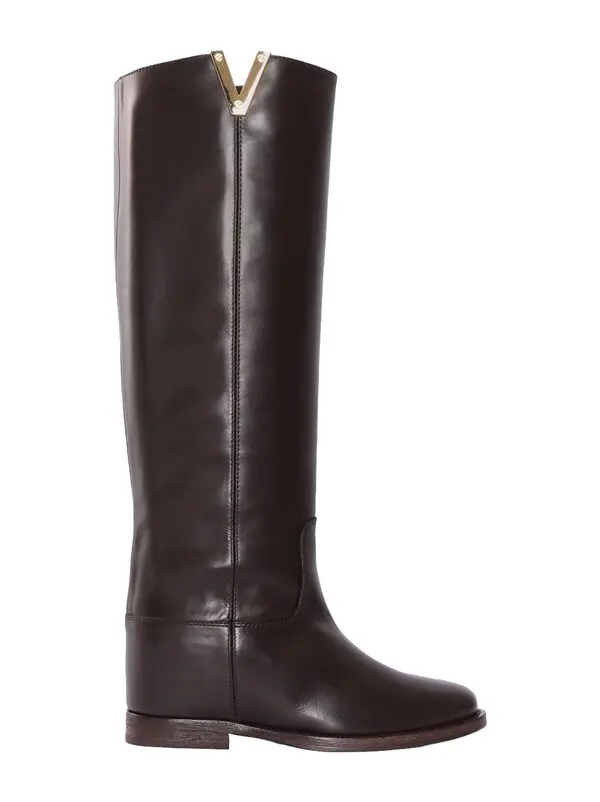 VIA ROMA 15 Knee High Boots - Brown