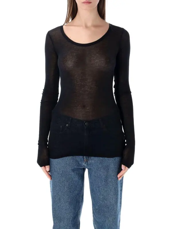 American Vintage Long Sleeve T-shirt - Black