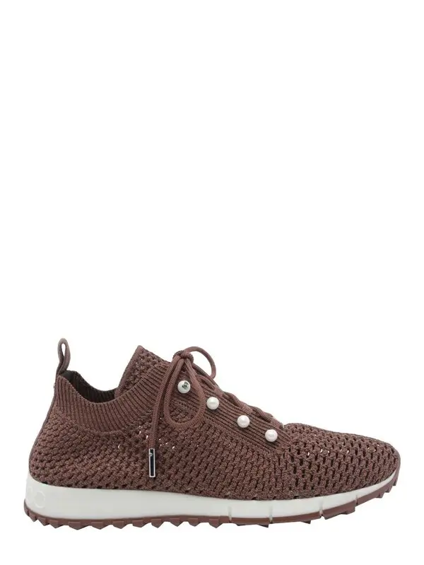 JIMMY CHOO Lace-up Sneakers - Brown