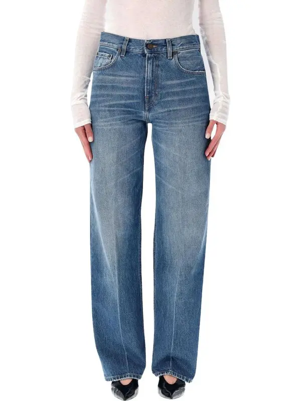 American Vintage Straight Fit Jeans - White