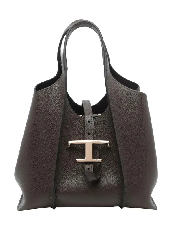 TOD'S Shoulder Bag With Iconic Metal Clasp - Green