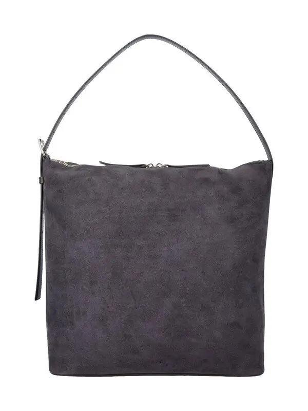A.p.c. Large Vera Suede Shoulder Bag - Grey