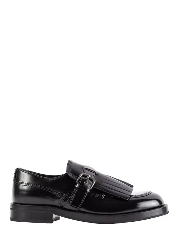 Church's Oxford Shoe With Buckle And Fringe Detailing - Black