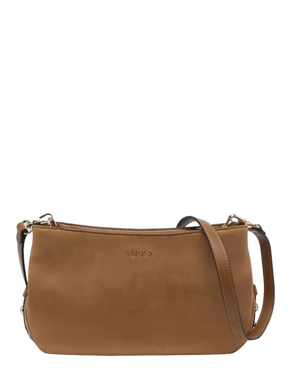 Liu Jo Gerona Faux Suede Crossbody Bag - Beige