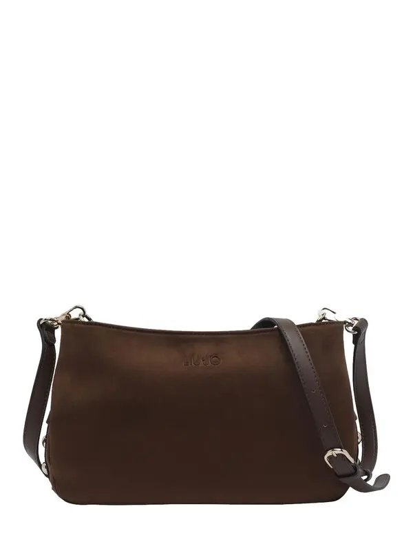 Liu Jo Gerona Faux Suede Crossbody Bag - Brown