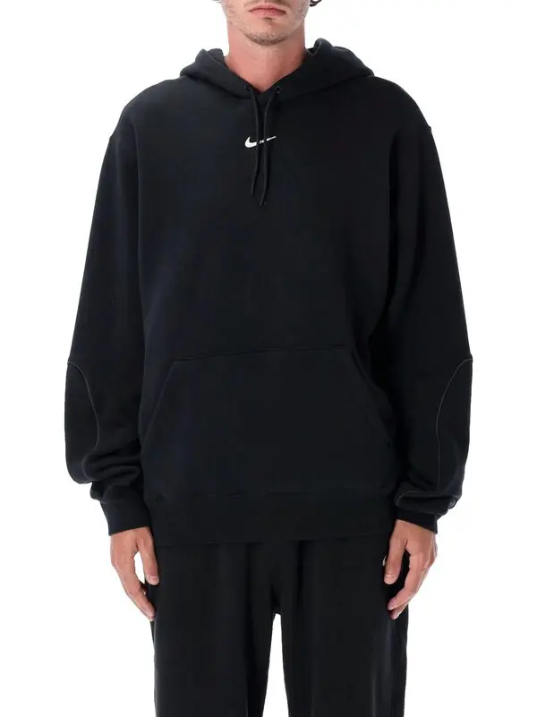 Nike Hooded Sweatshirt With Drawstring - Black