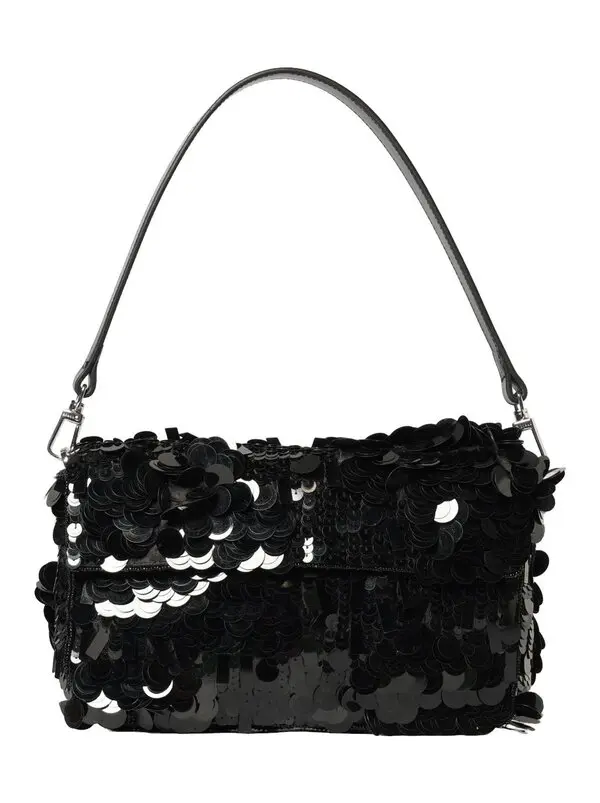 Staud Embellished Shoulder Bag - Black
