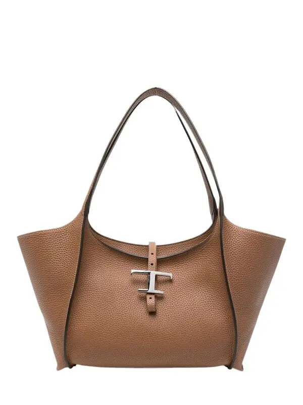 TOD`S Tod's Small Leather Shopping Bag - Brown